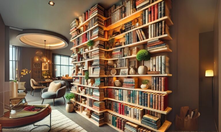 How To Make Shelves Out Of Books - Home Futuristic